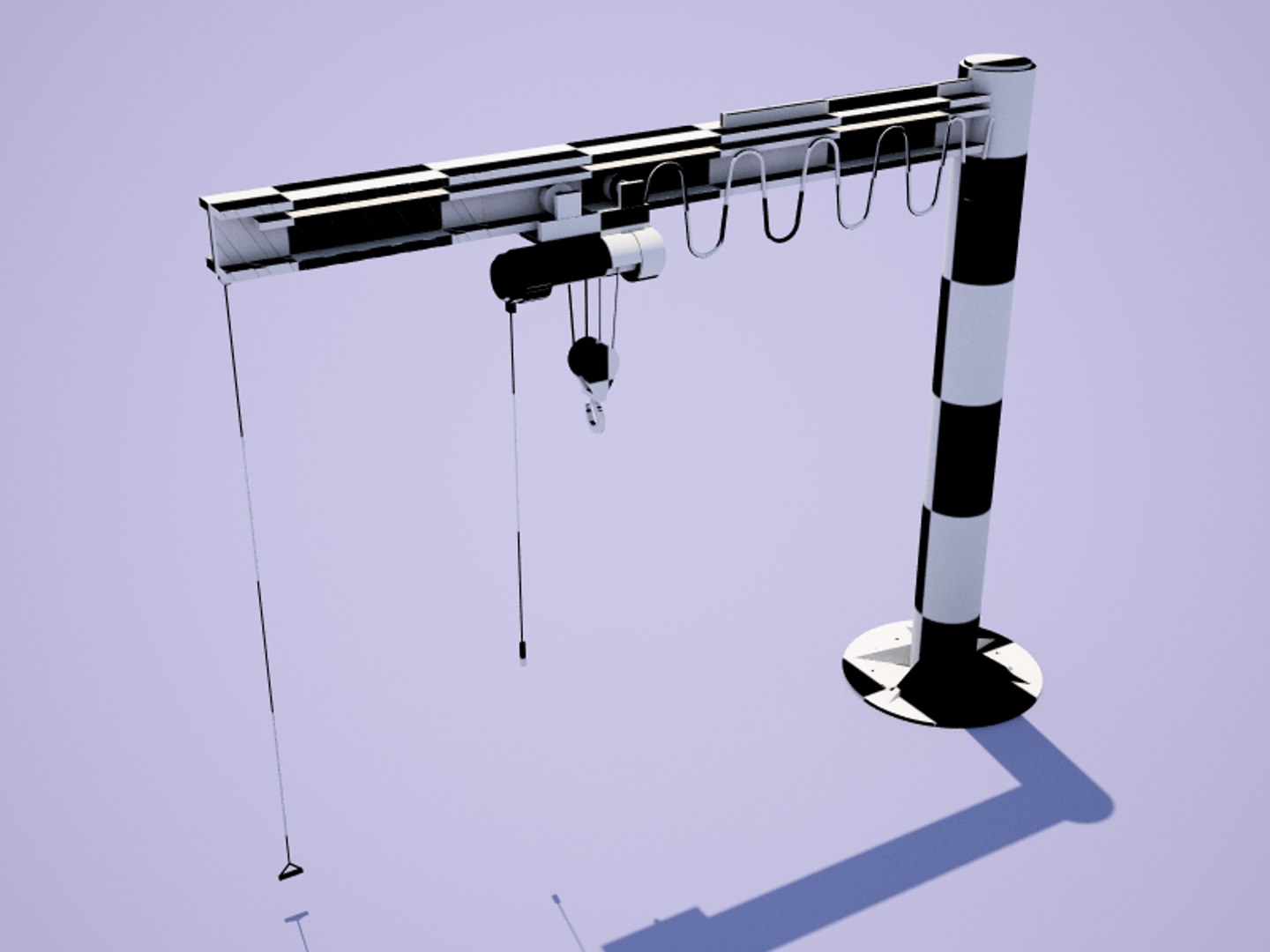 Jib Crane 3d Model