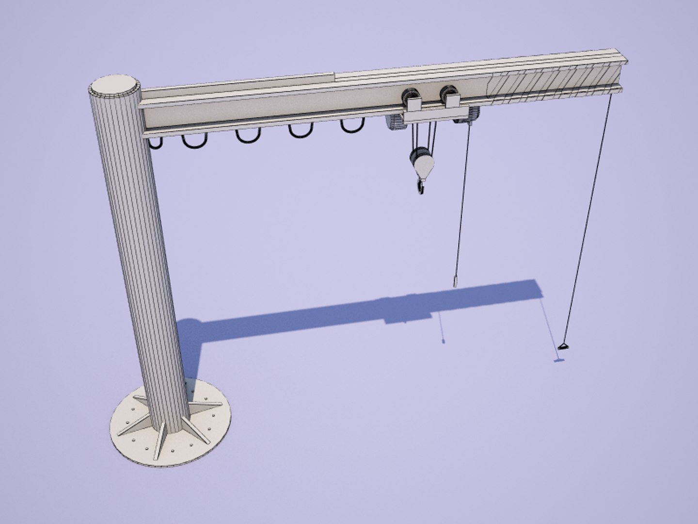 Jib Crane 3d Model