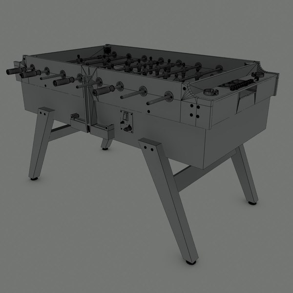 foosball table 3d model