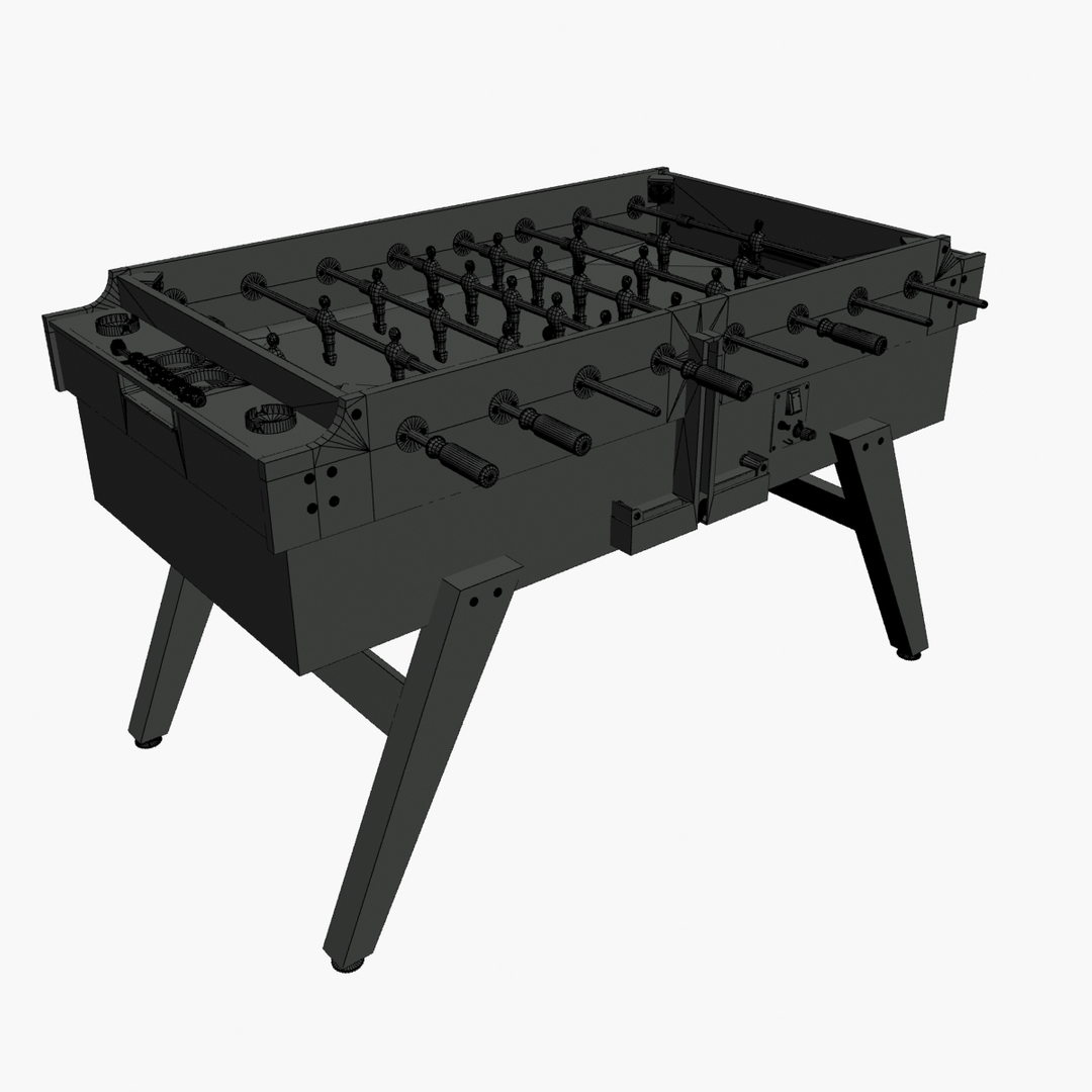 Foosball Table 3d Model