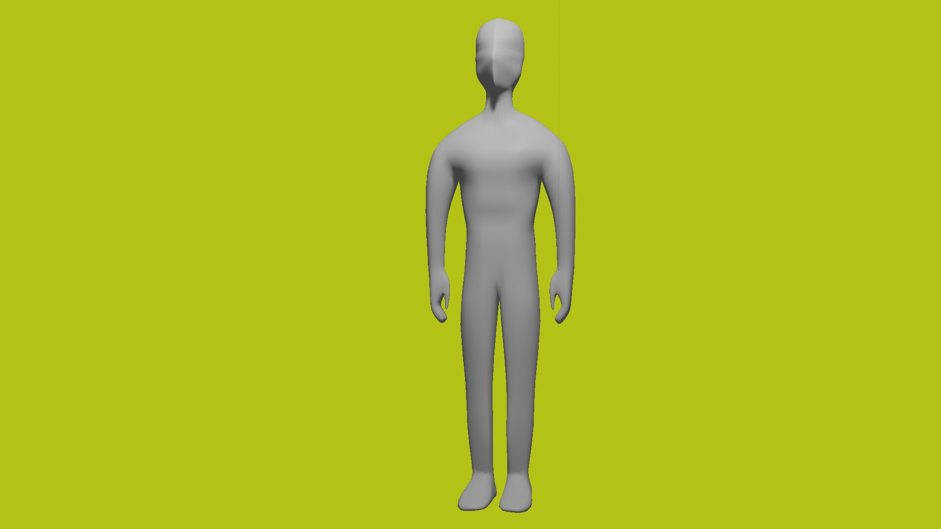Free LowPoly Base Mesh-MALE 3D Model - TurboSquid 2095691