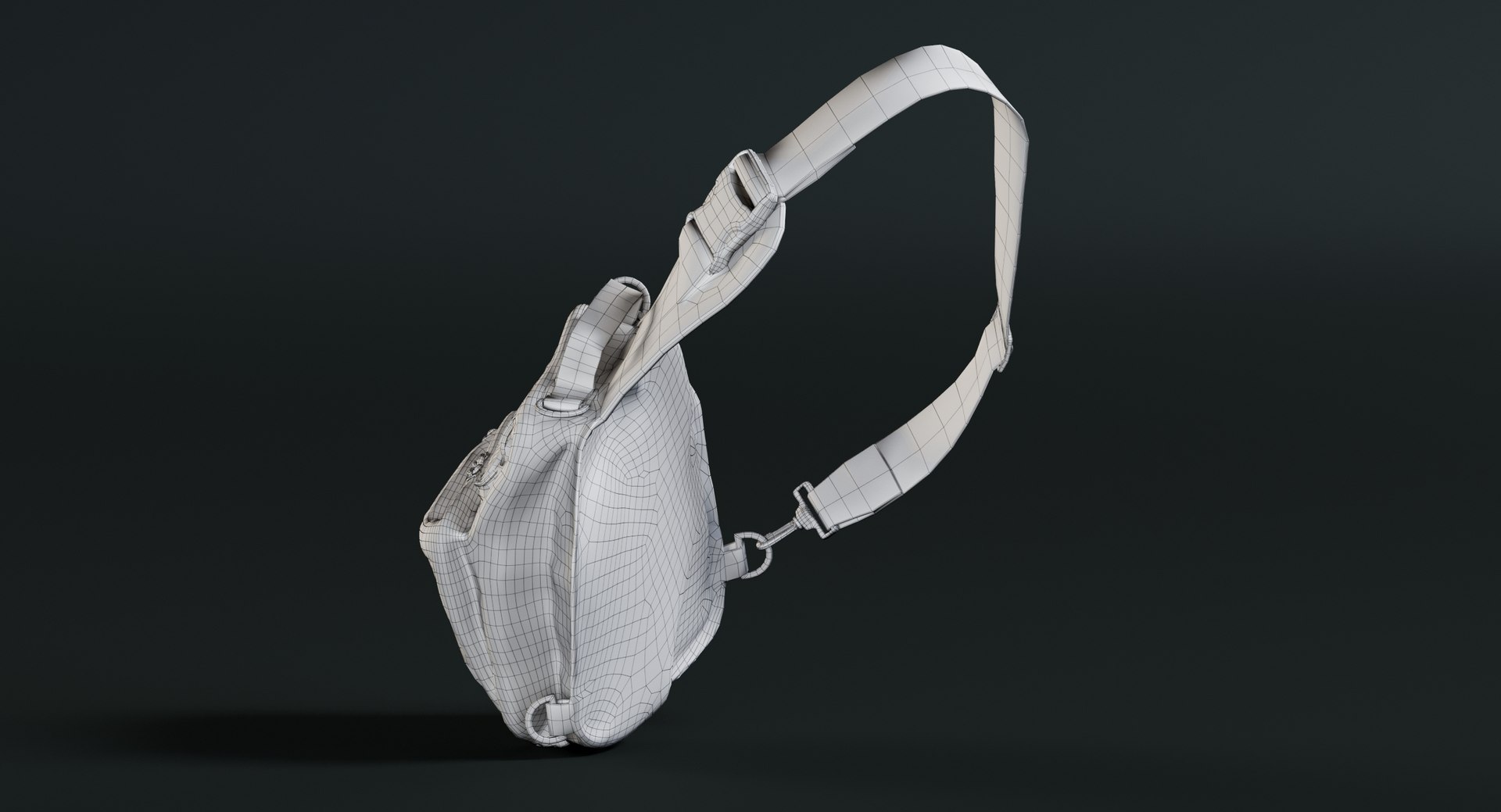 Realistic shoulder bag coyote 3D model - TurboSquid 1450861