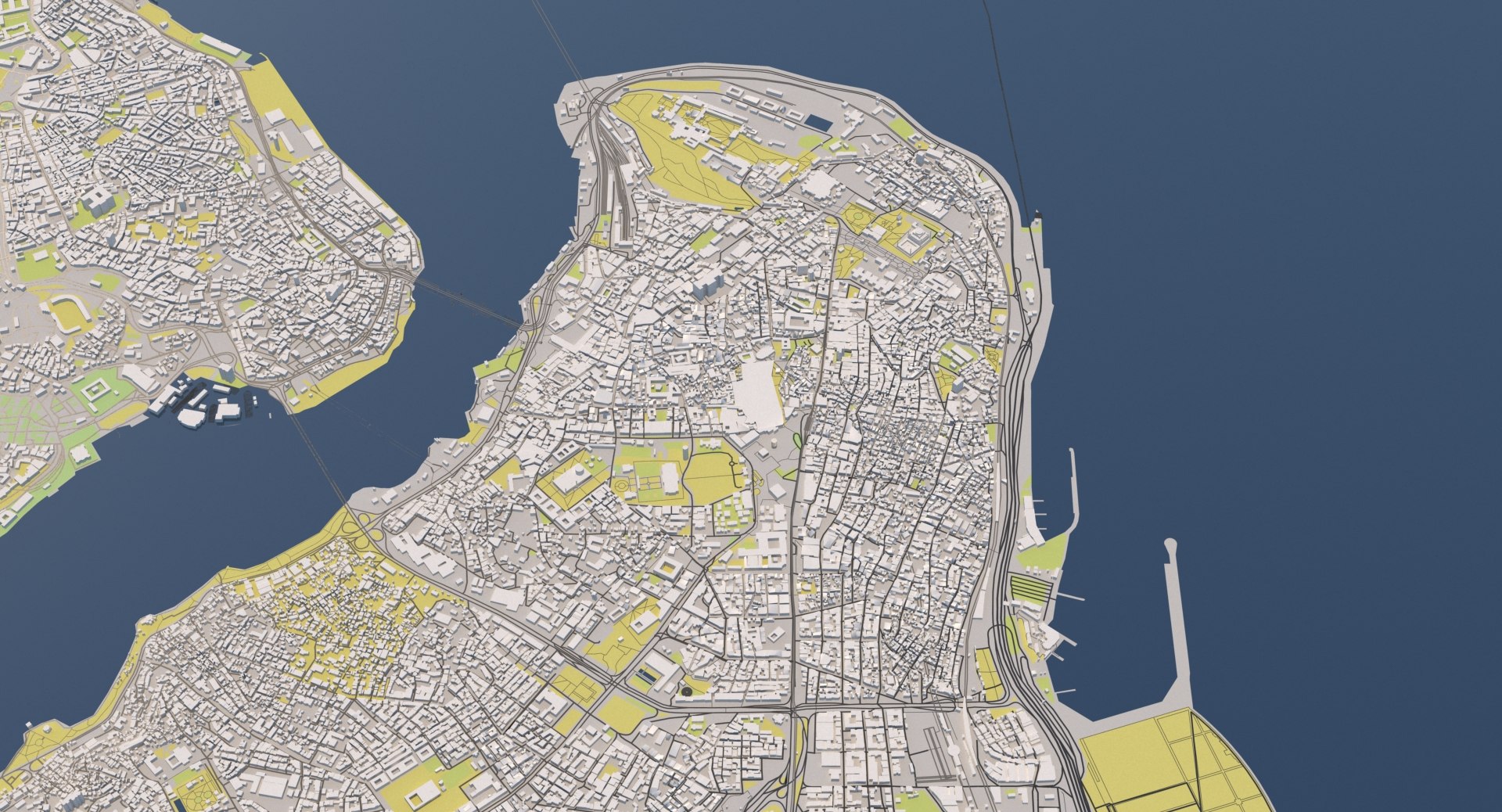 Istanbul City Model - TurboSquid 1403618