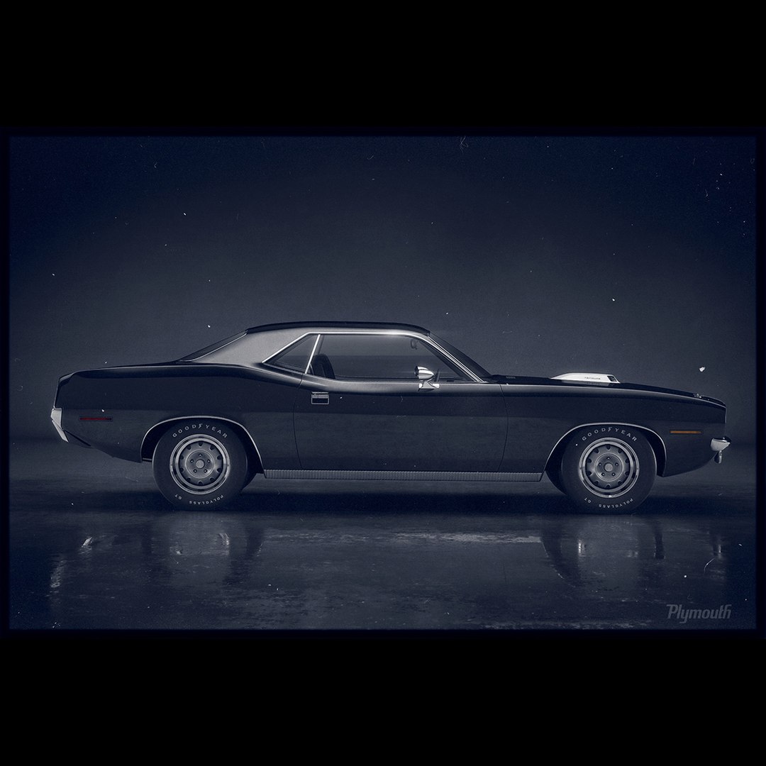 3d 3ds Plymouth Hemi Cuda 1970