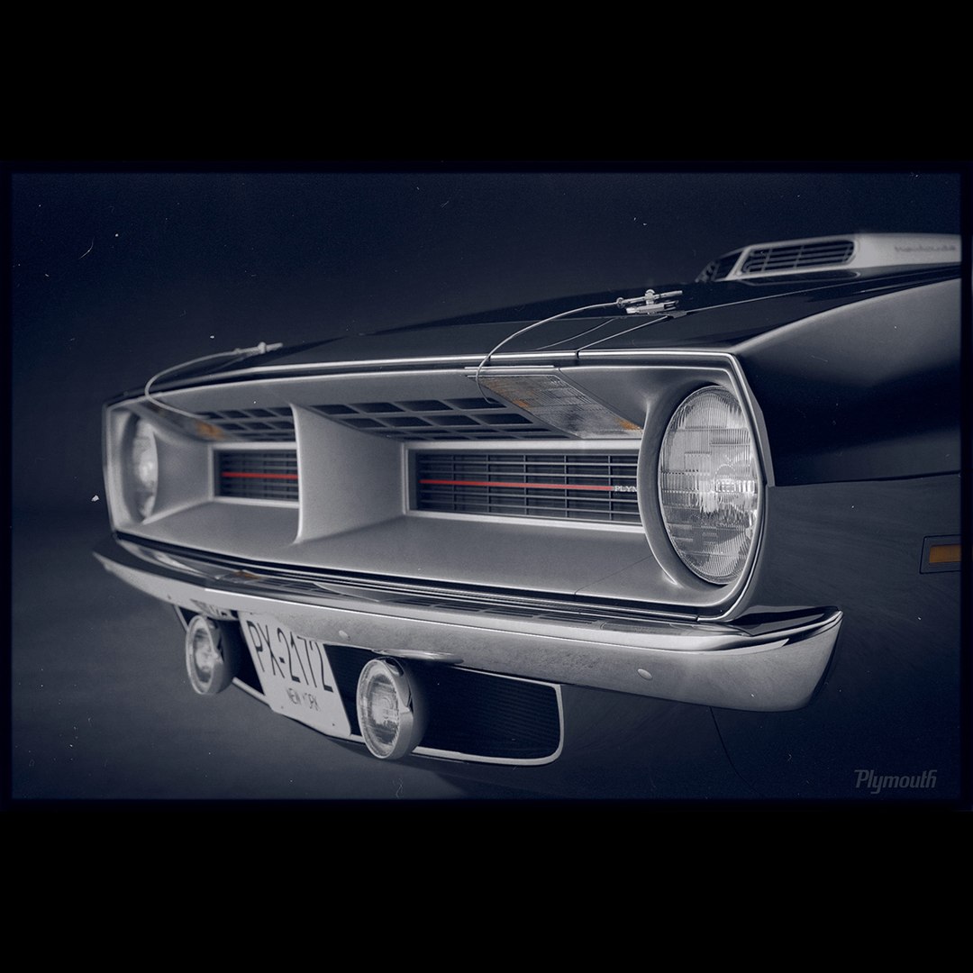 3d 3ds Plymouth Hemi Cuda 1970