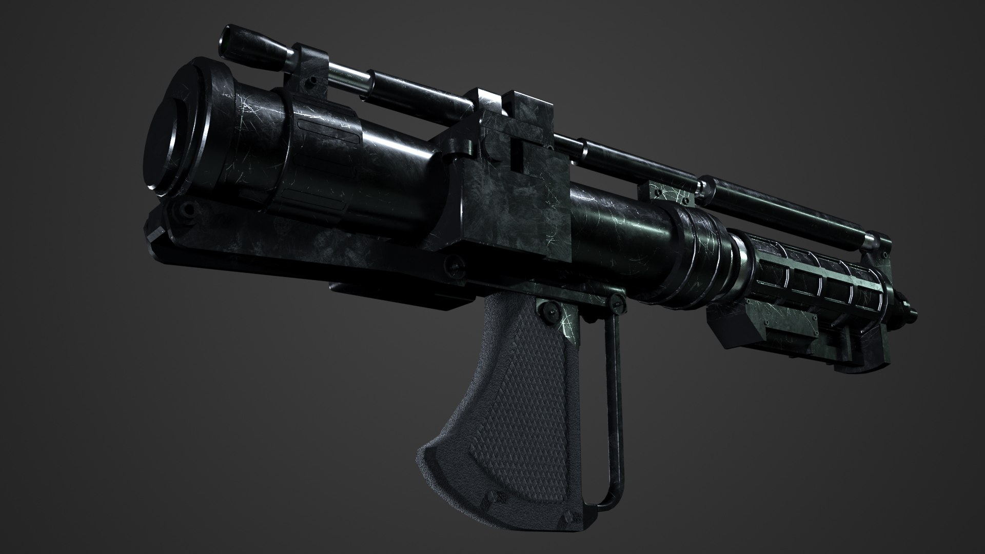 E-5 Blaster Rifle 3D Model - TurboSquid 1655165