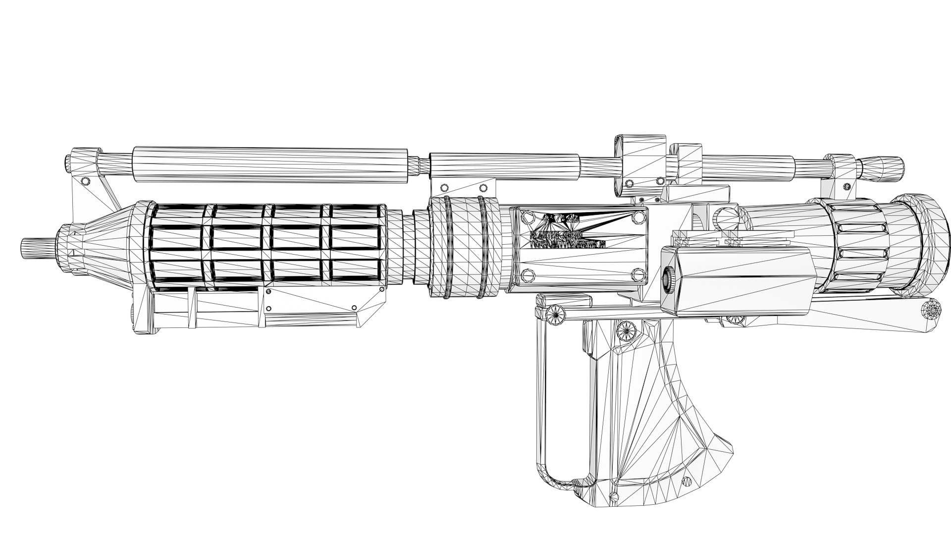 E-5 Blaster Rifle 3D Model - TurboSquid 1655165