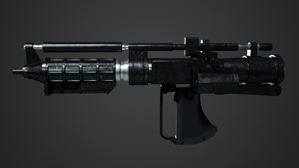 E-5 blaster rifle 3D model - TurboSquid 1655165