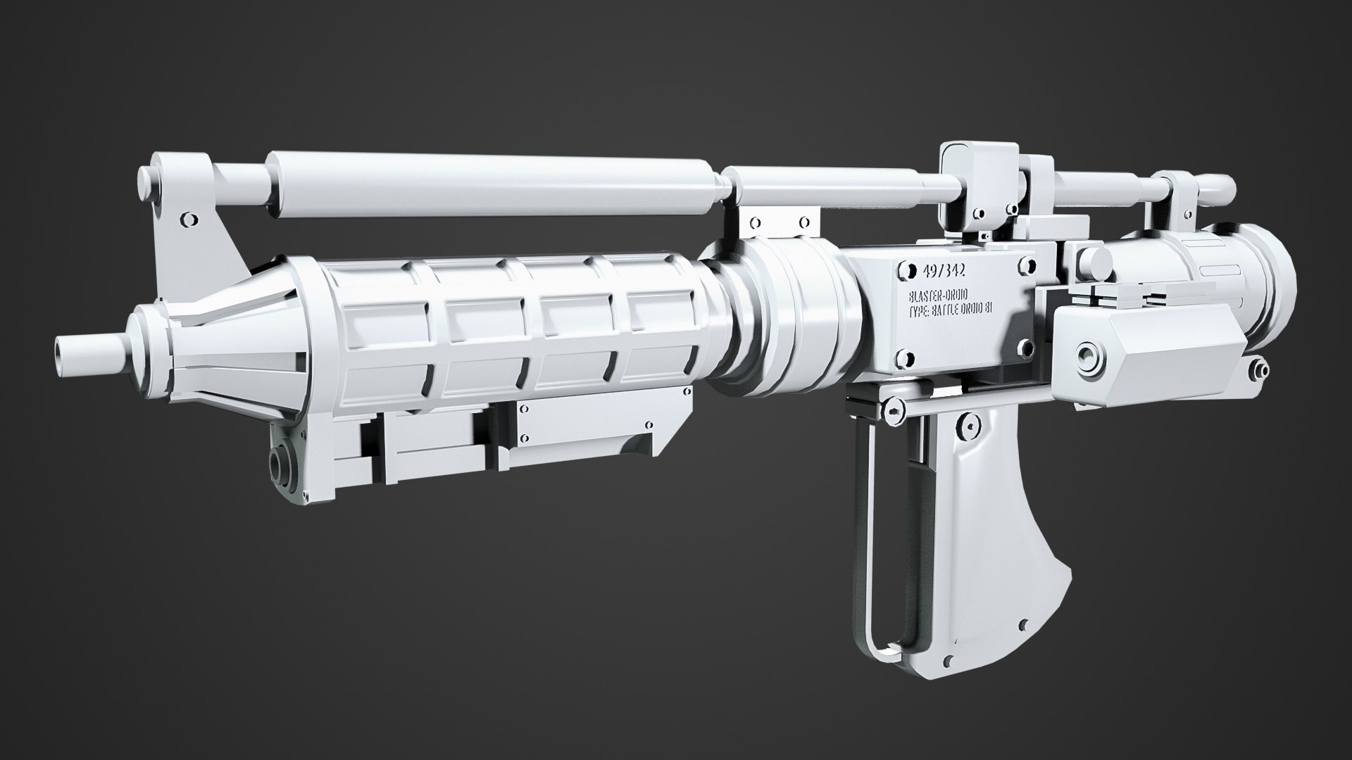 E-5 Blaster Rifle 3D Model - TurboSquid 1655165