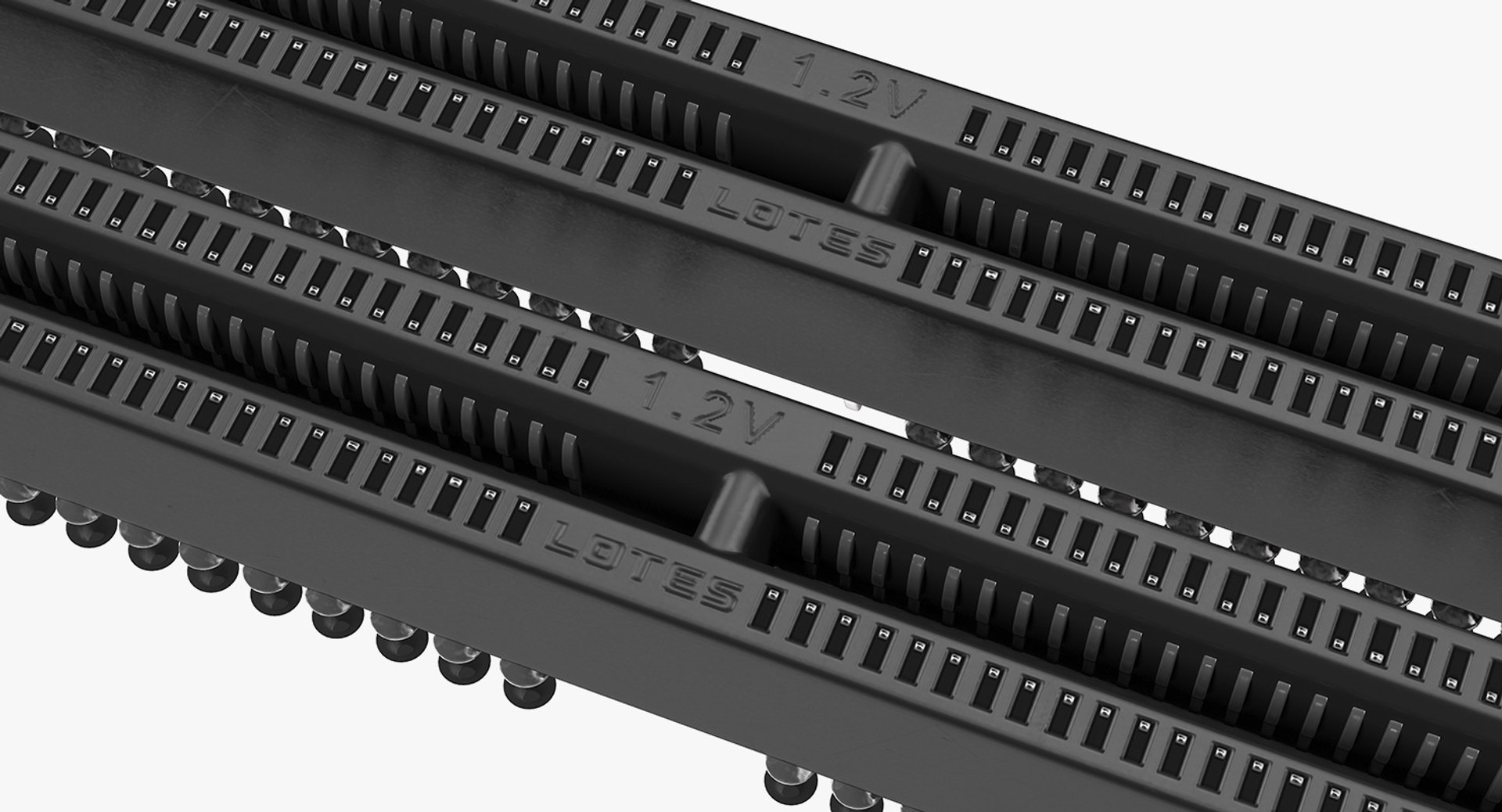 3D Ddr4 Dimm Memory Slot - TurboSquid 1427138