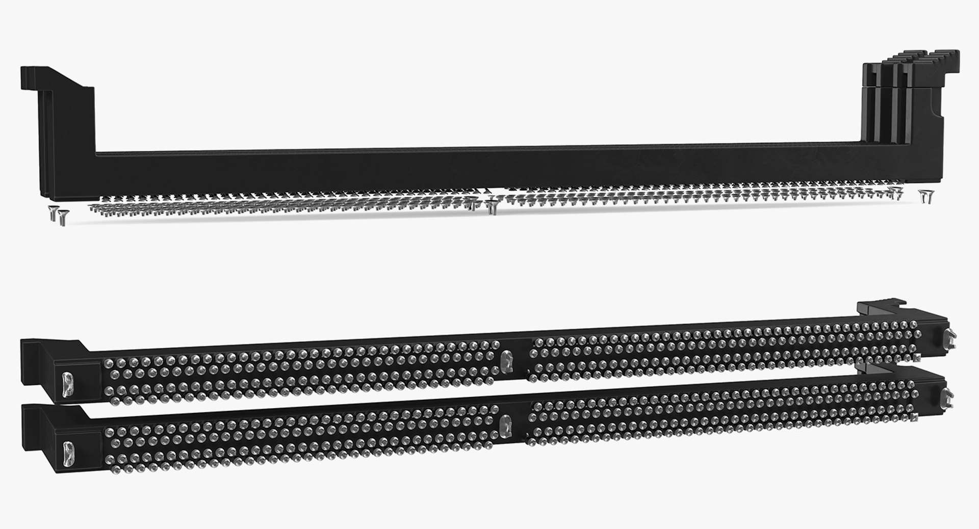 3D Ddr4 Dimm Memory Slot - TurboSquid 1427138