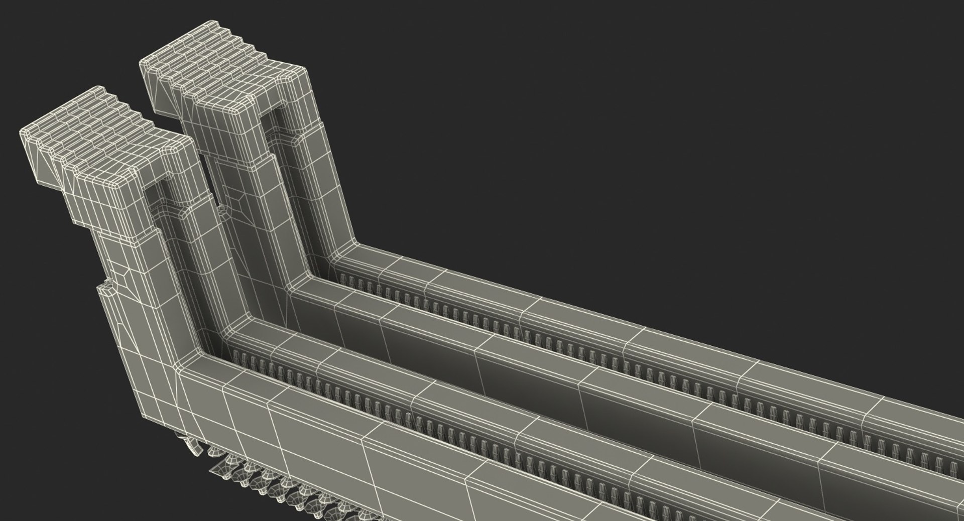 3D Ddr4 Dimm Memory Slot - TurboSquid 1427138