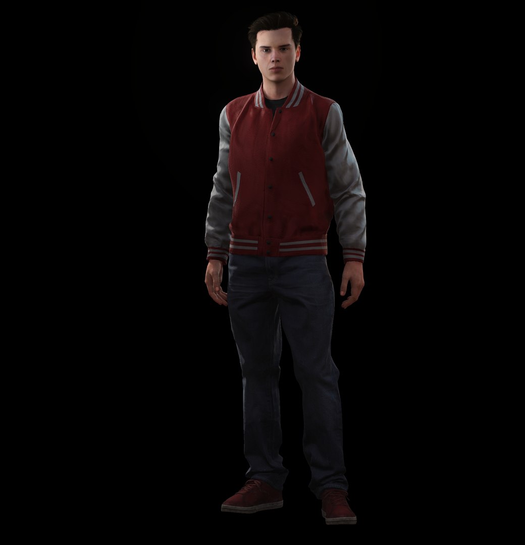 3D Athlete Jock PBR Game Ready - TurboSquid 2097850