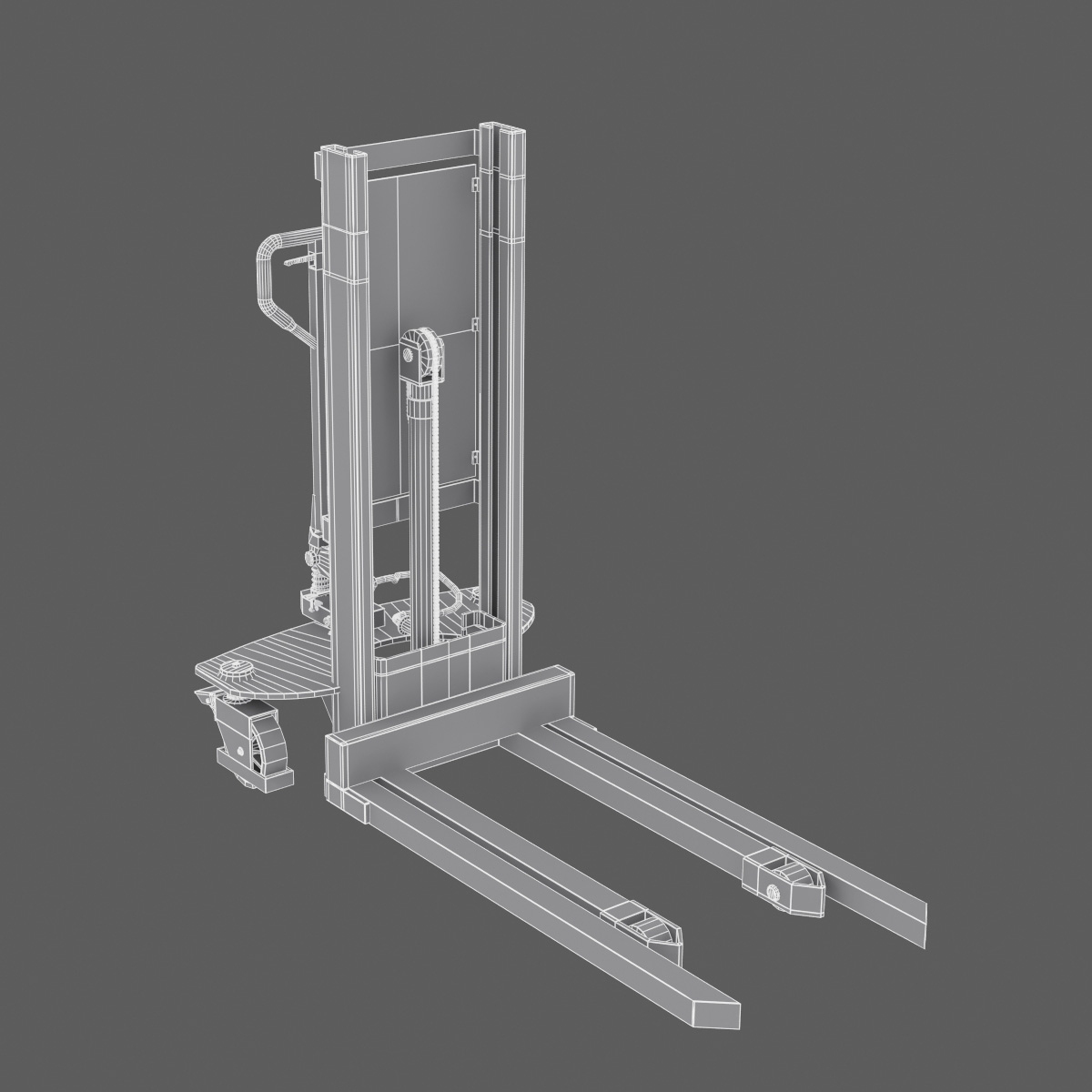 manual stacker 3d max