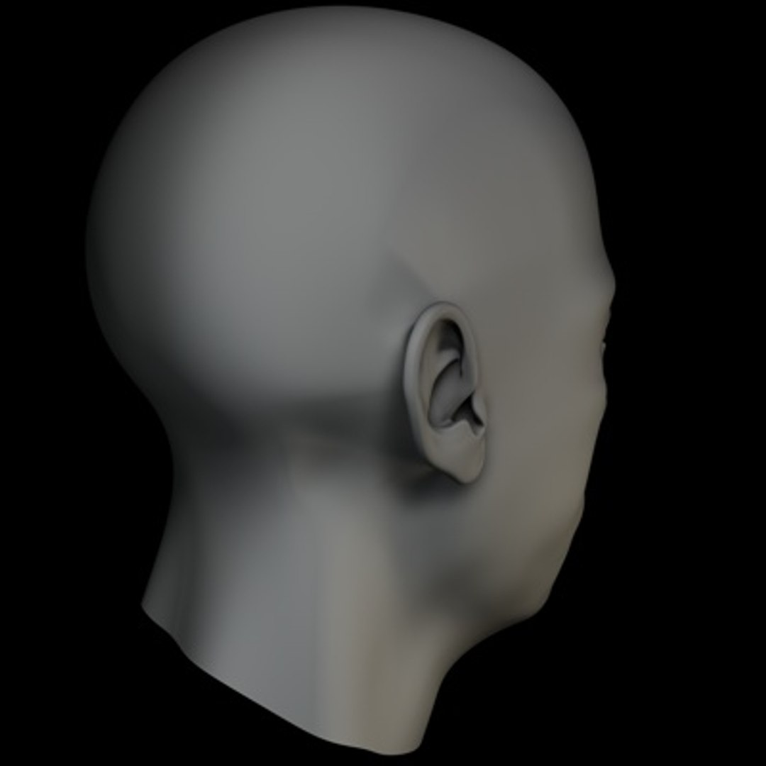 Maya Male Human Head Malehead