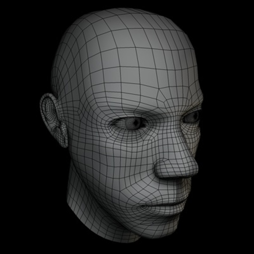 Maya Male Human Head Malehead