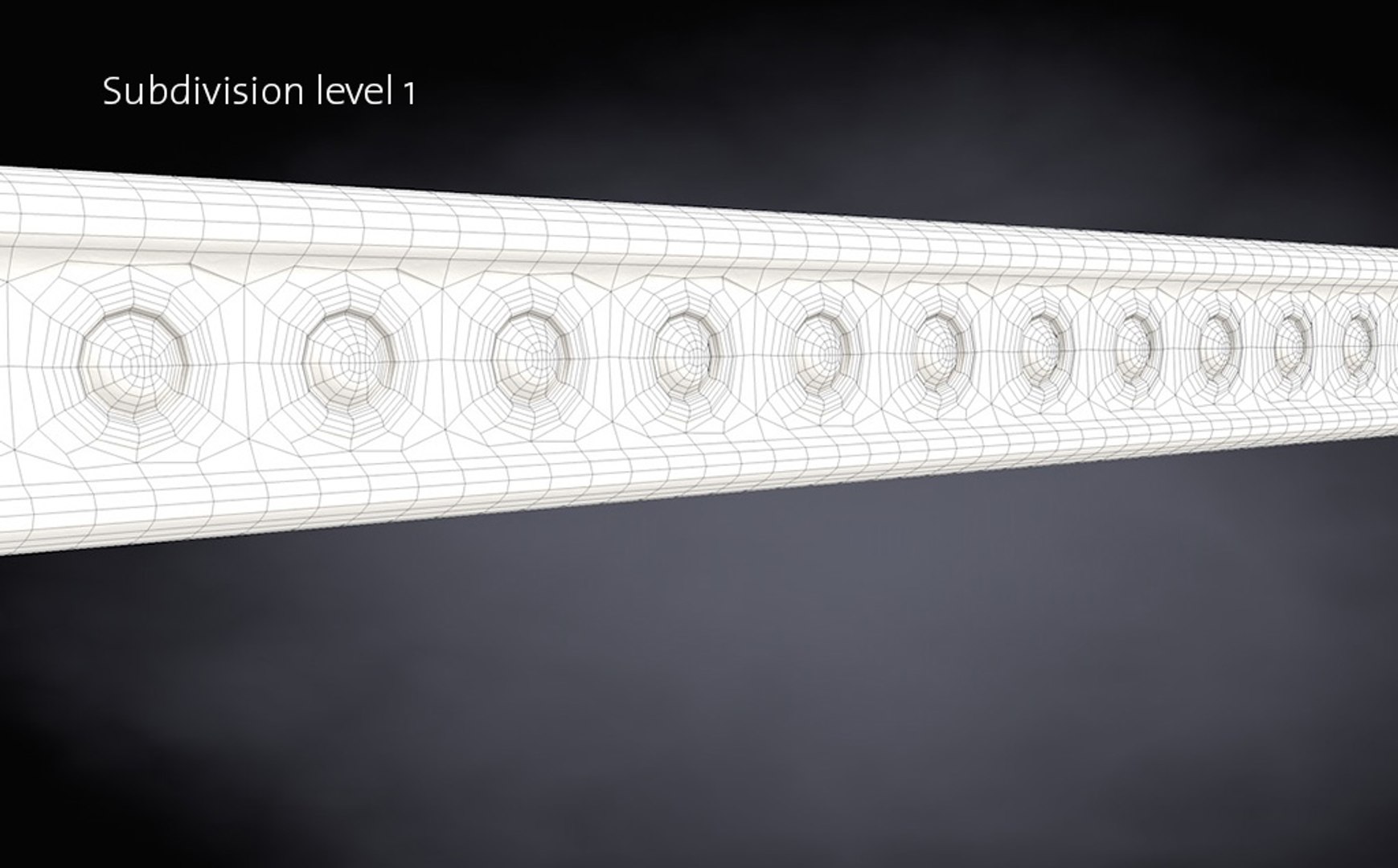 Ornamental Plaster Scrolls Ceiling 3d Model