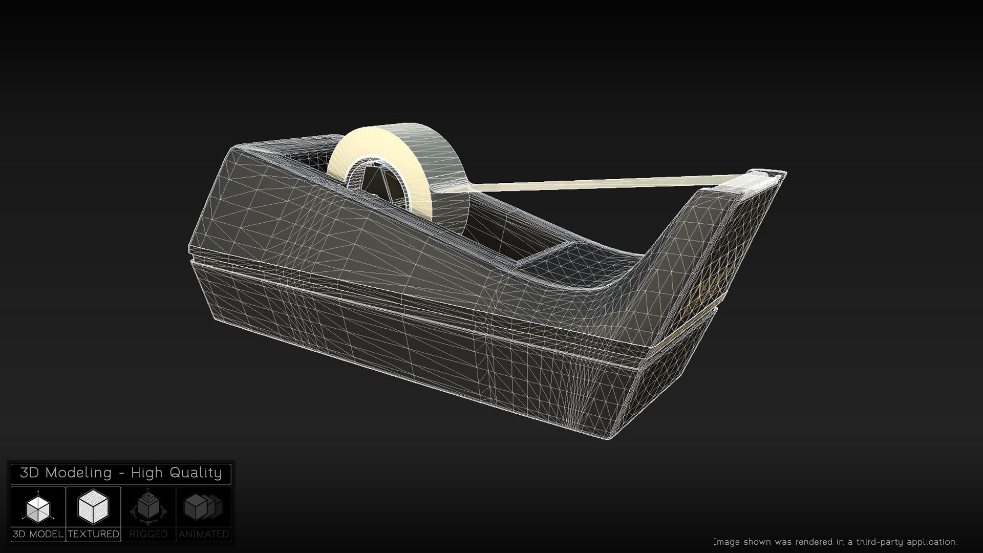 3d Model Tape Dispenser