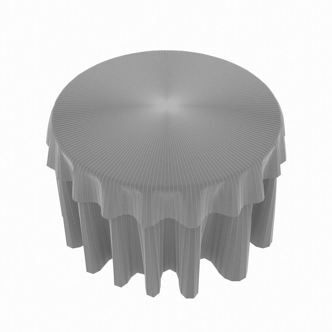 Banquet Table 3D Model - TurboSquid 1384448