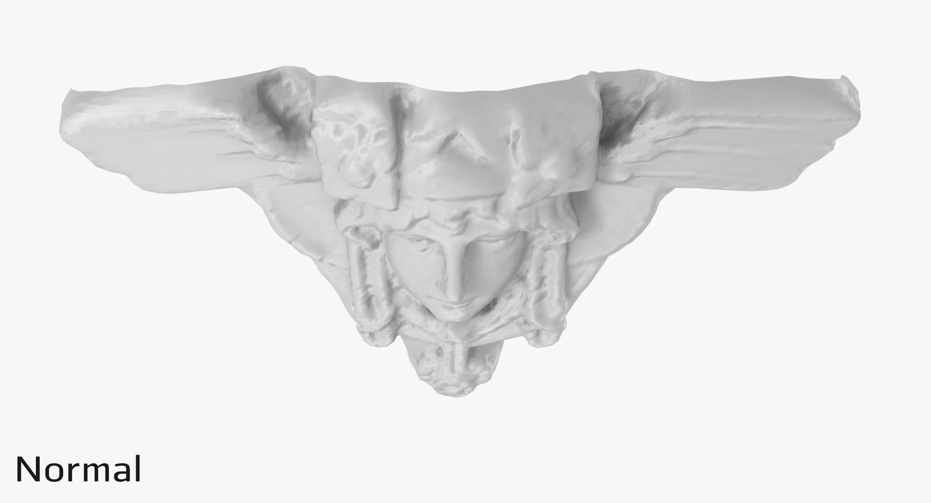 3D bas relief face model - TurboSquid 1283083