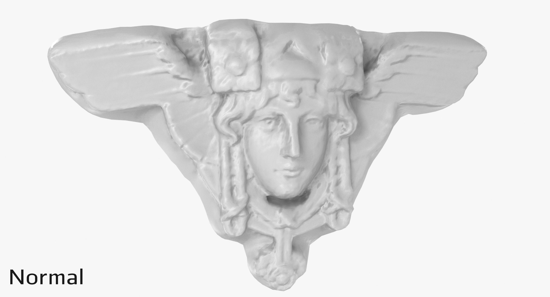 3D bas relief face model - TurboSquid 1283083