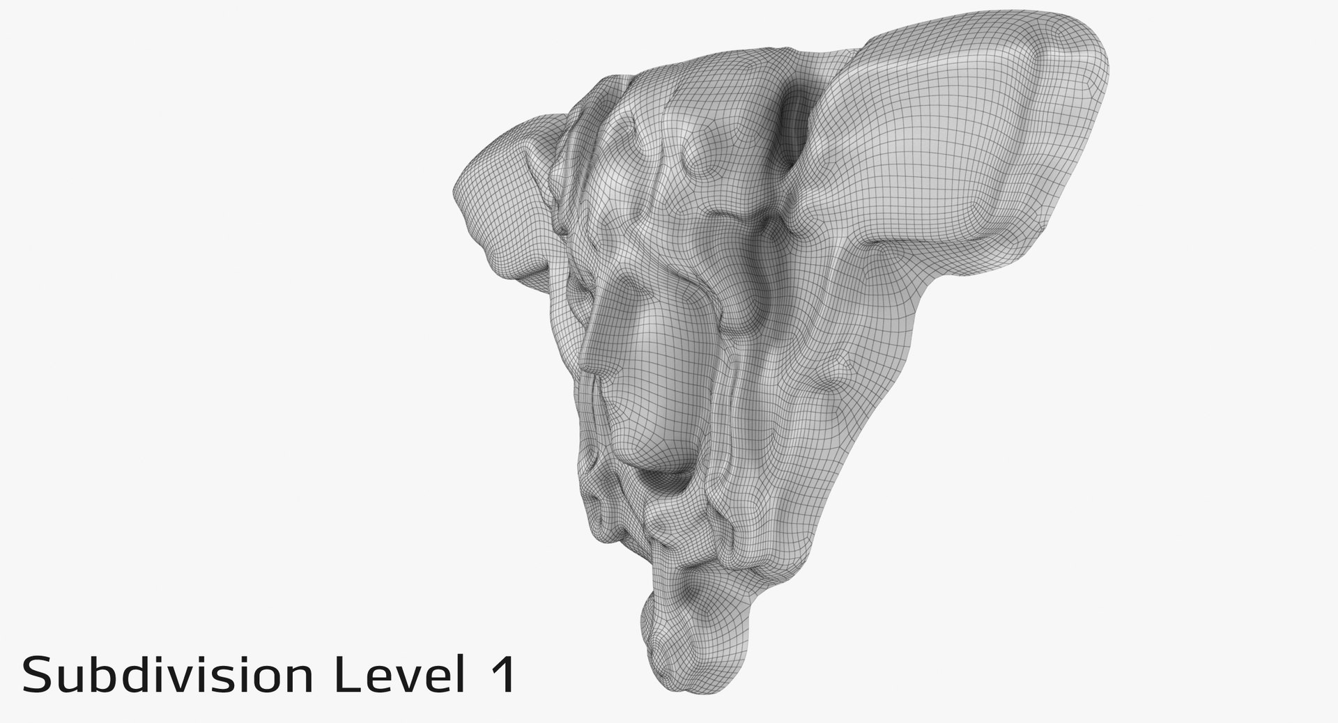 3D bas relief face model - TurboSquid 1283083