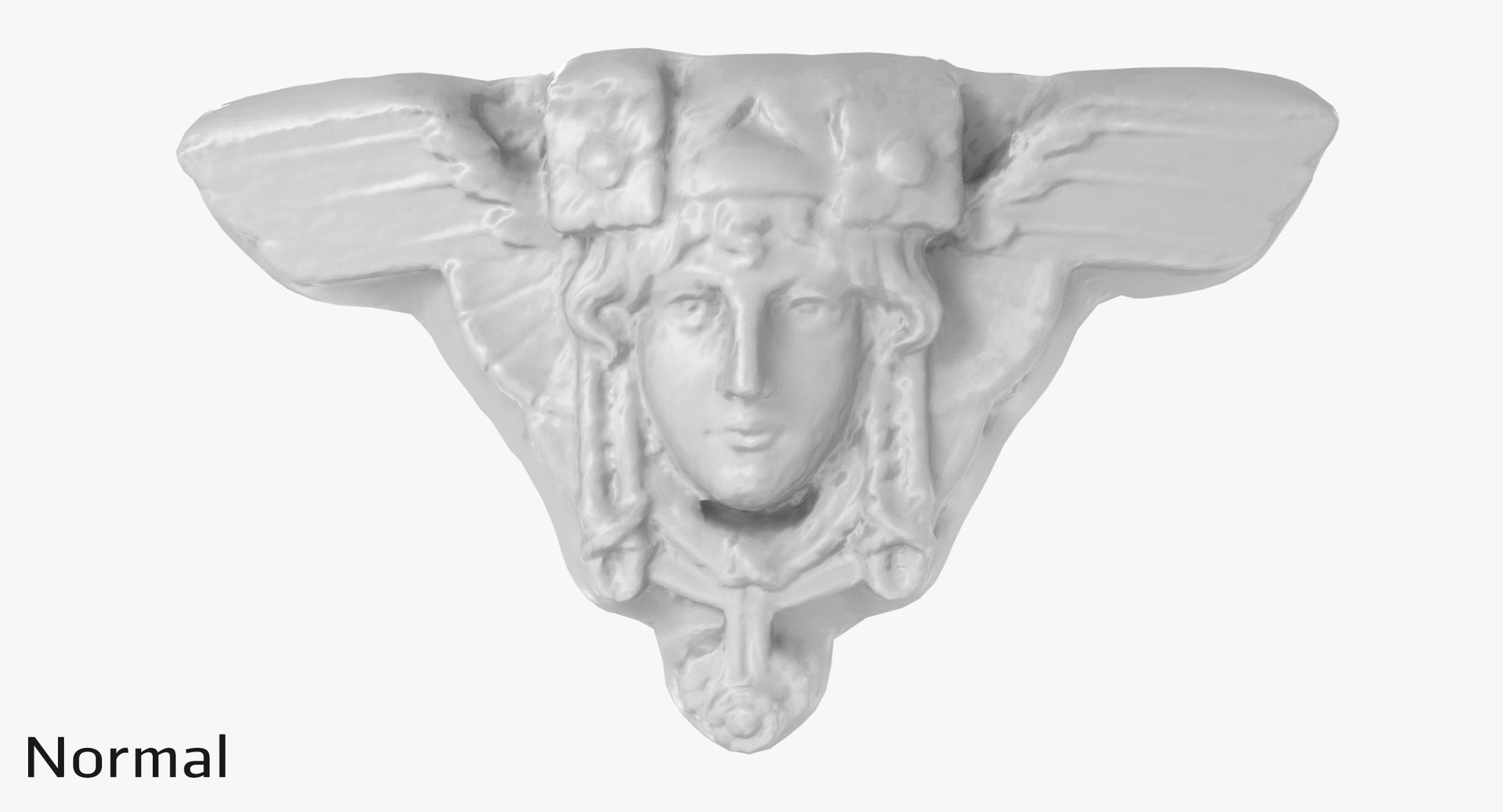 3D bas relief face model - TurboSquid 1283083