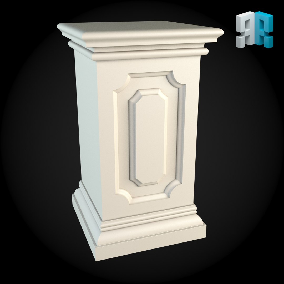 3d Pedestal Model
