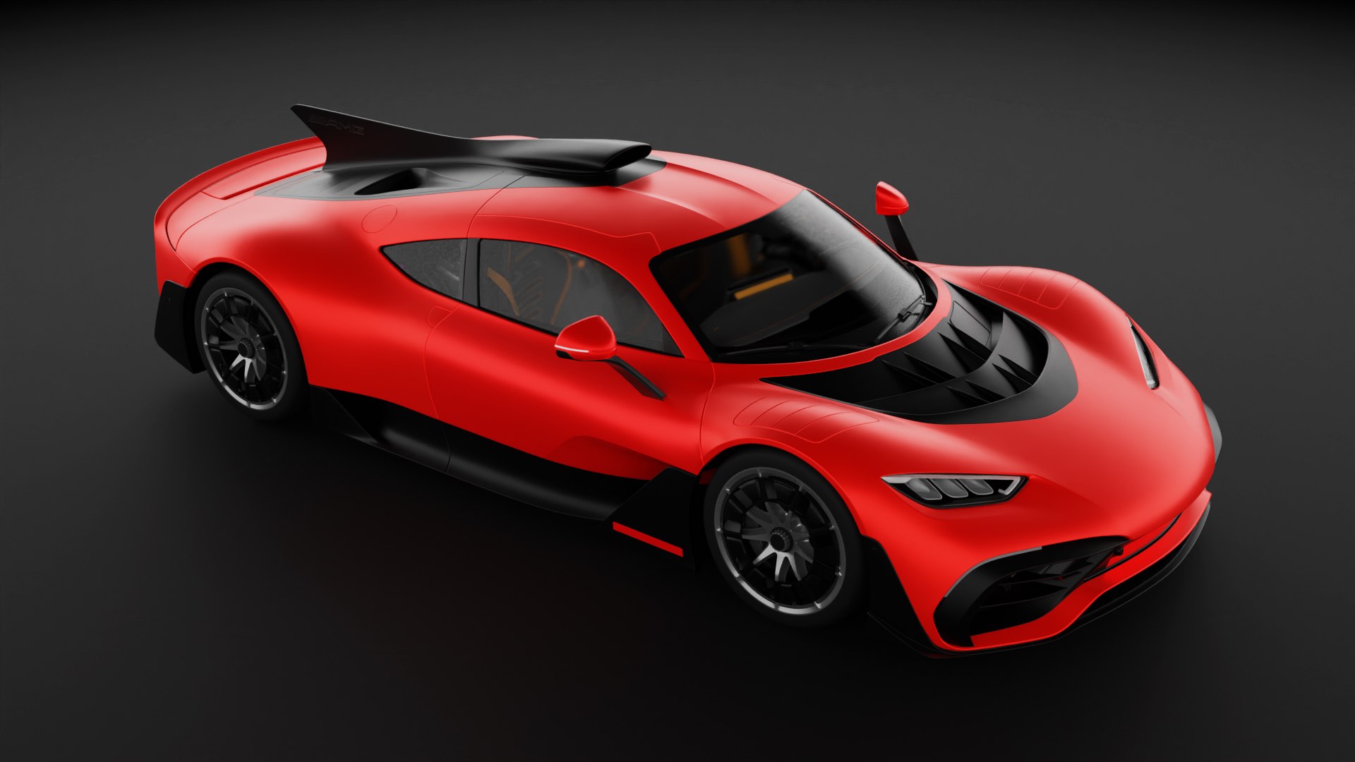 3D Mercedes AMG Project 1 Model - TurboSquid 1959519