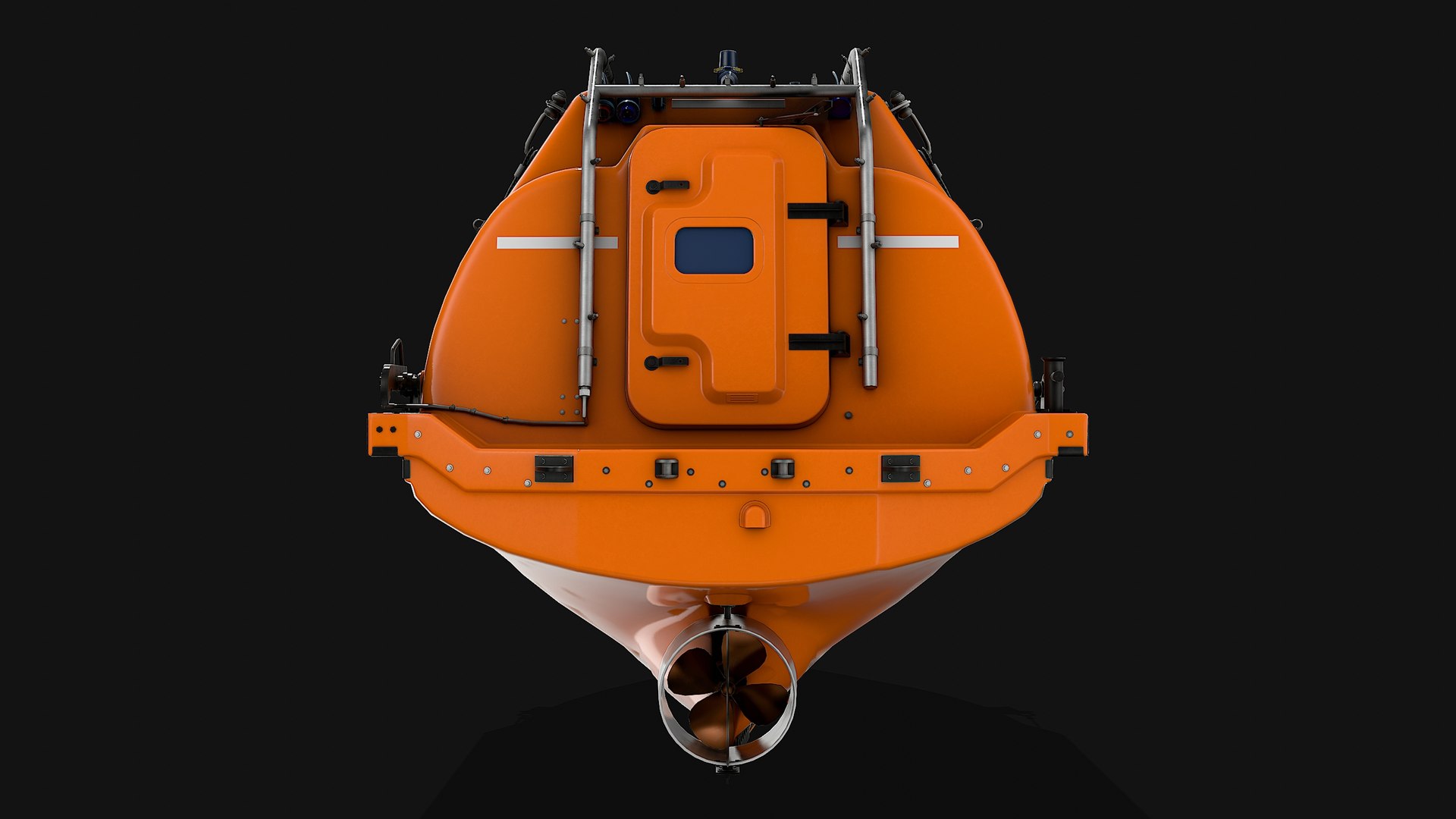 3D Freefall Lifeboat Model - TurboSquid 2257673