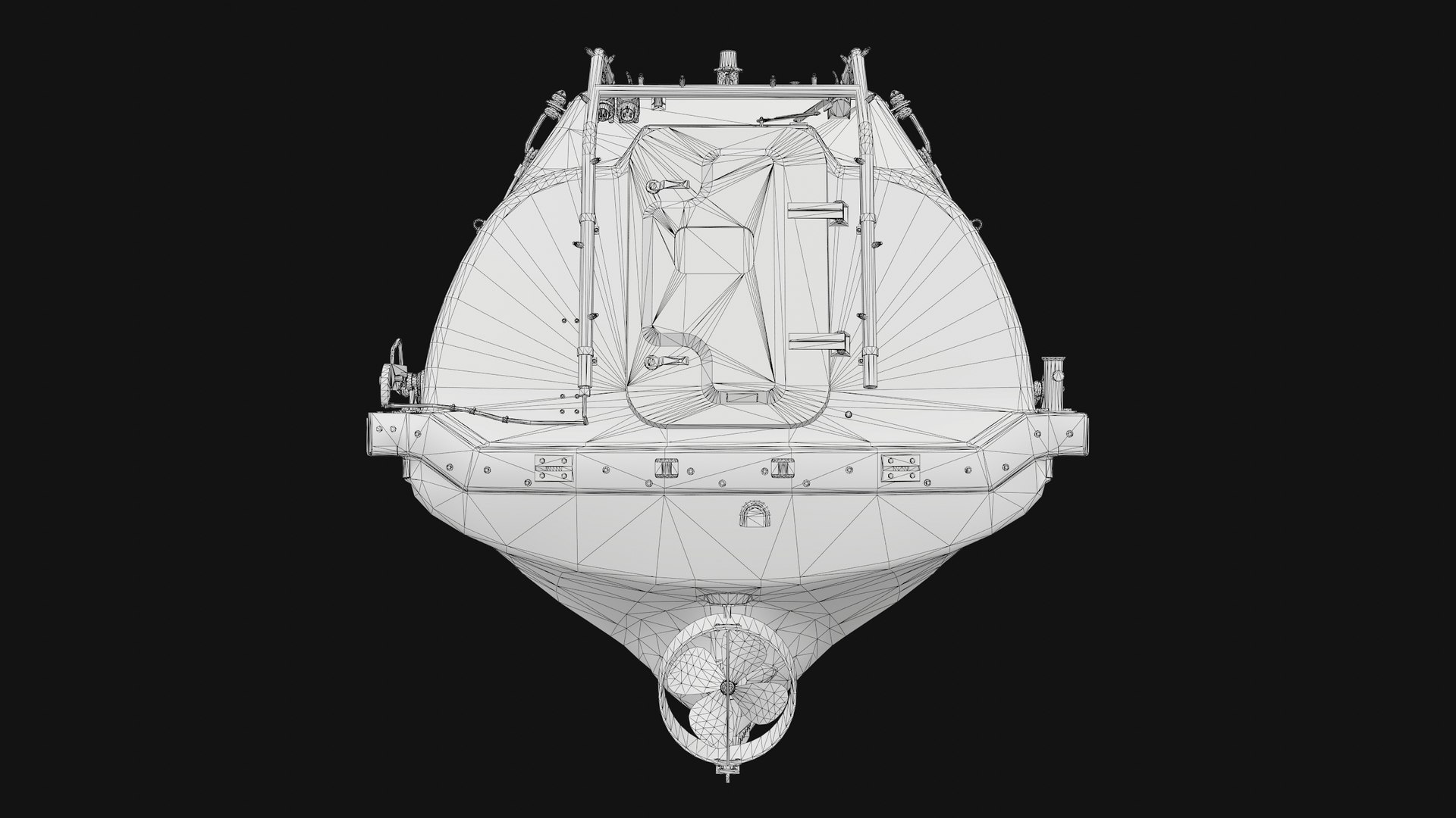 3D Freefall Lifeboat Model - TurboSquid 2257673