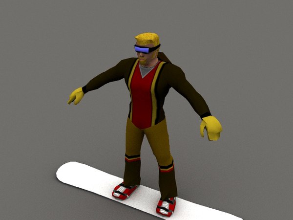 3D Snowboarder Models | TurboSquid