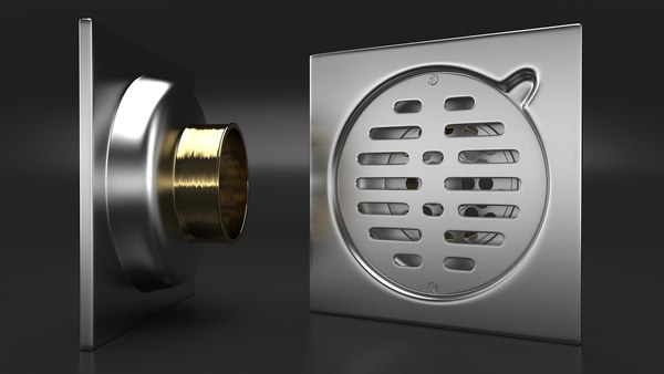 modelo 3d Shower Drains Collection - TurboSquid 2056599