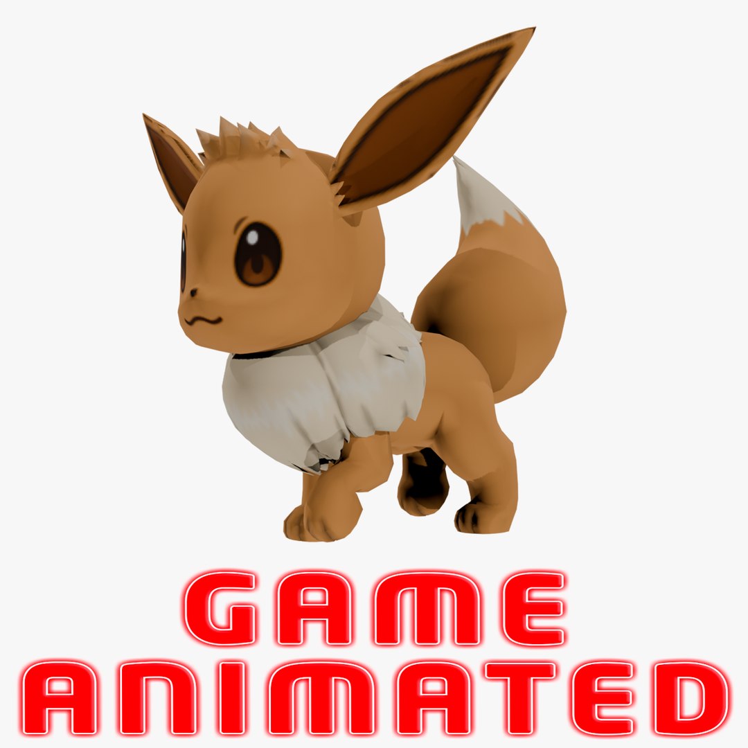 POKEMON Eevee Animated Game Already 3D Model - TurboSquid 2359664