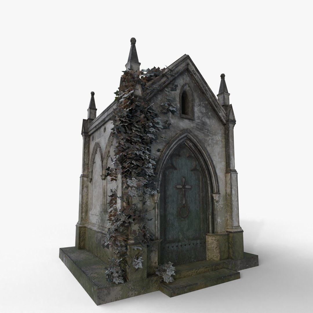 3D Cemetery Mausoleum 02 - TurboSquid 2109164