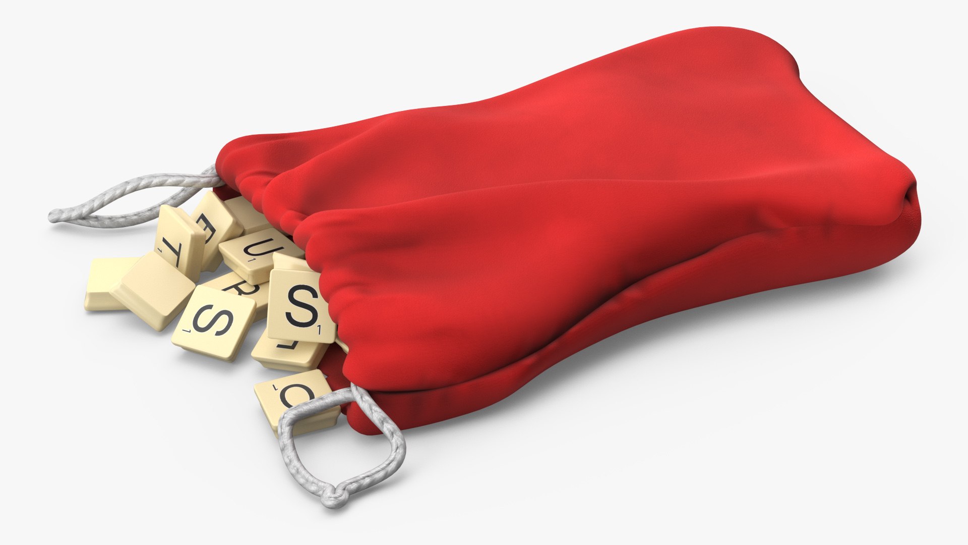 Bag Of Letters For Game Scrabble Model - TurboSquid 2276068