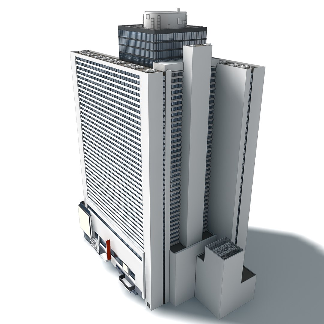 3D Marriott Marquis Building Model - TurboSquid 1370809