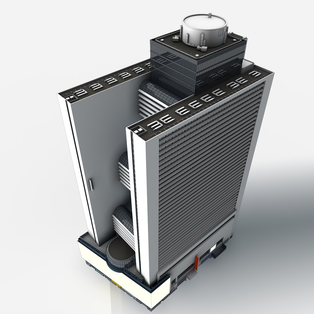 3D Marriott Marquis Building Model - TurboSquid 1370809