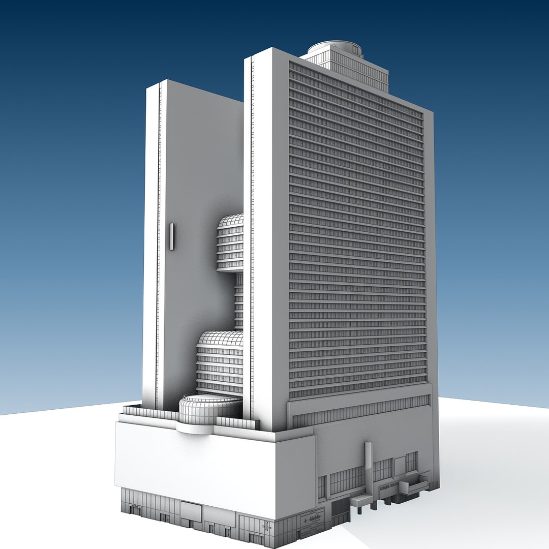 3D Marriott Marquis Building Model - TurboSquid 1370809