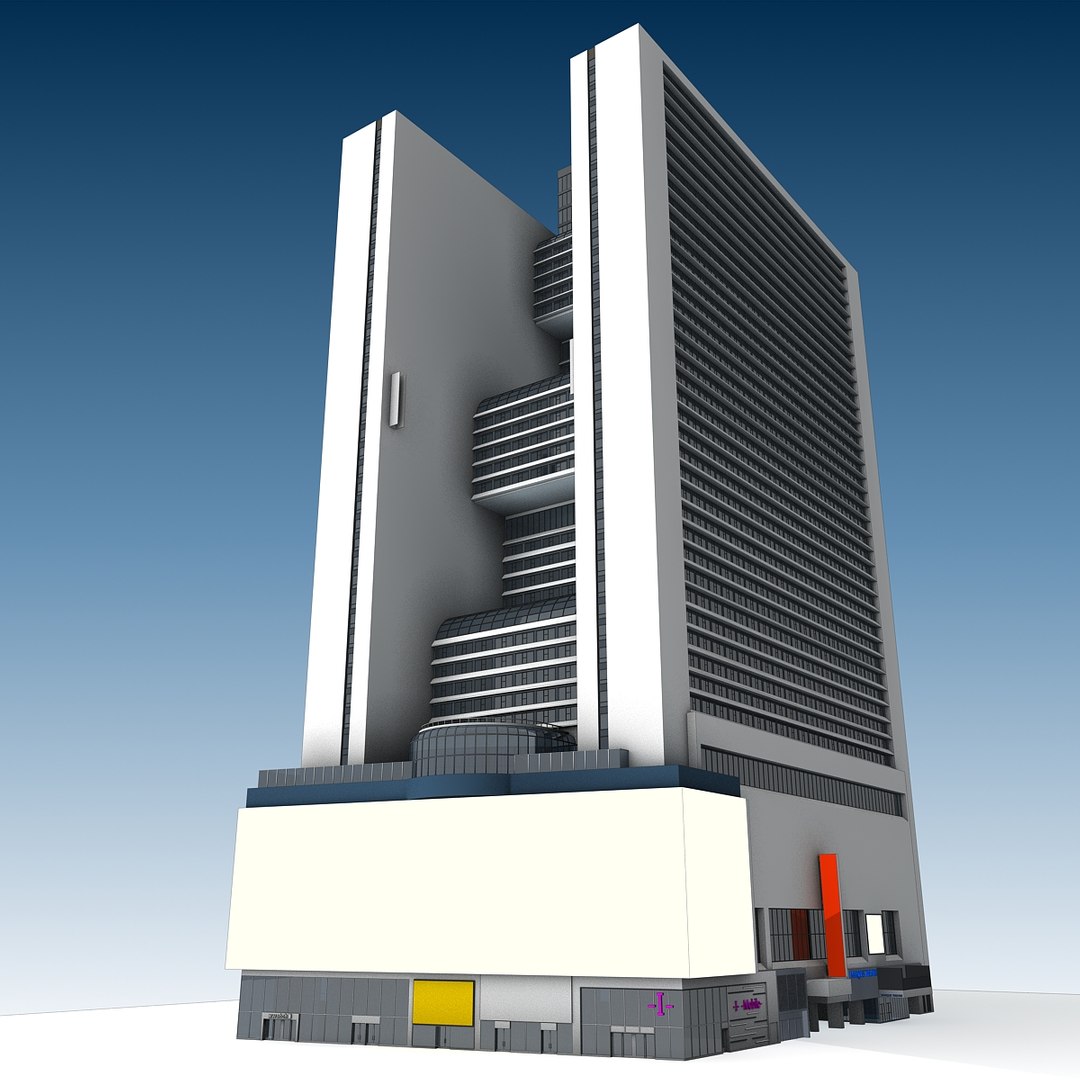 3D Marriott Marquis Building Model - TurboSquid 1370809