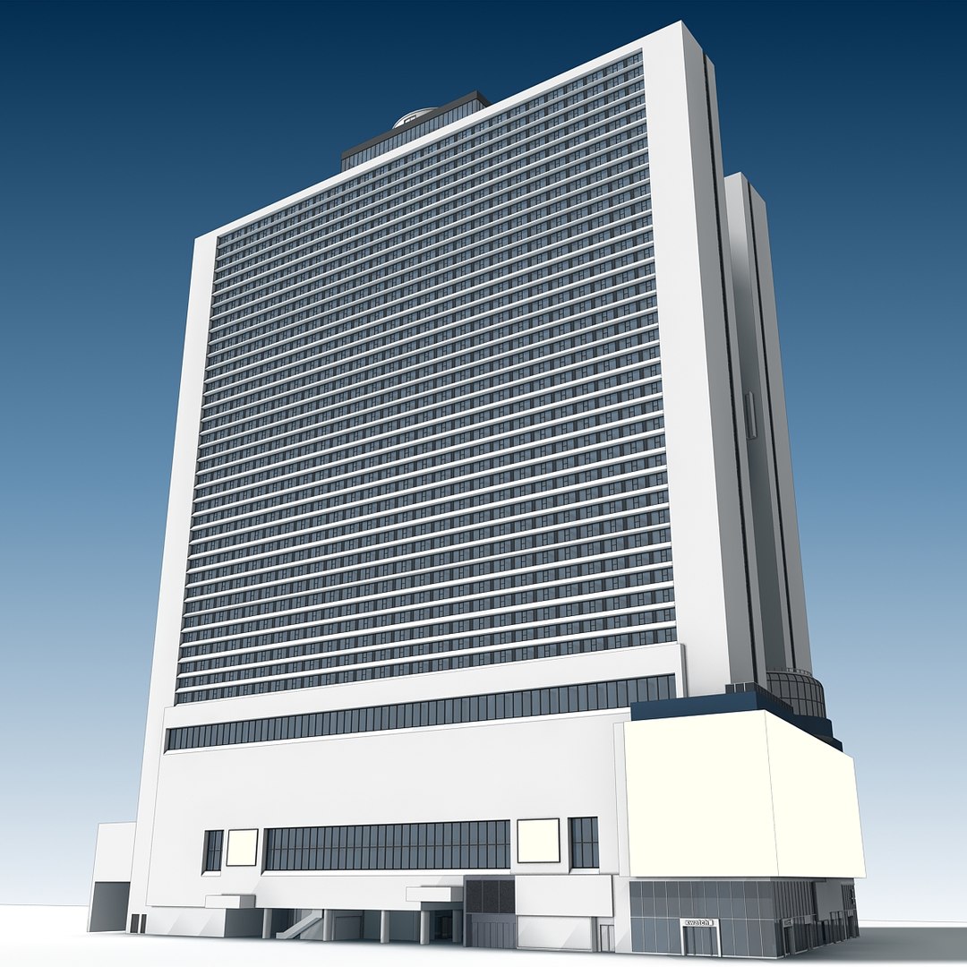 3D Marriott Marquis Building Model - TurboSquid 1370809