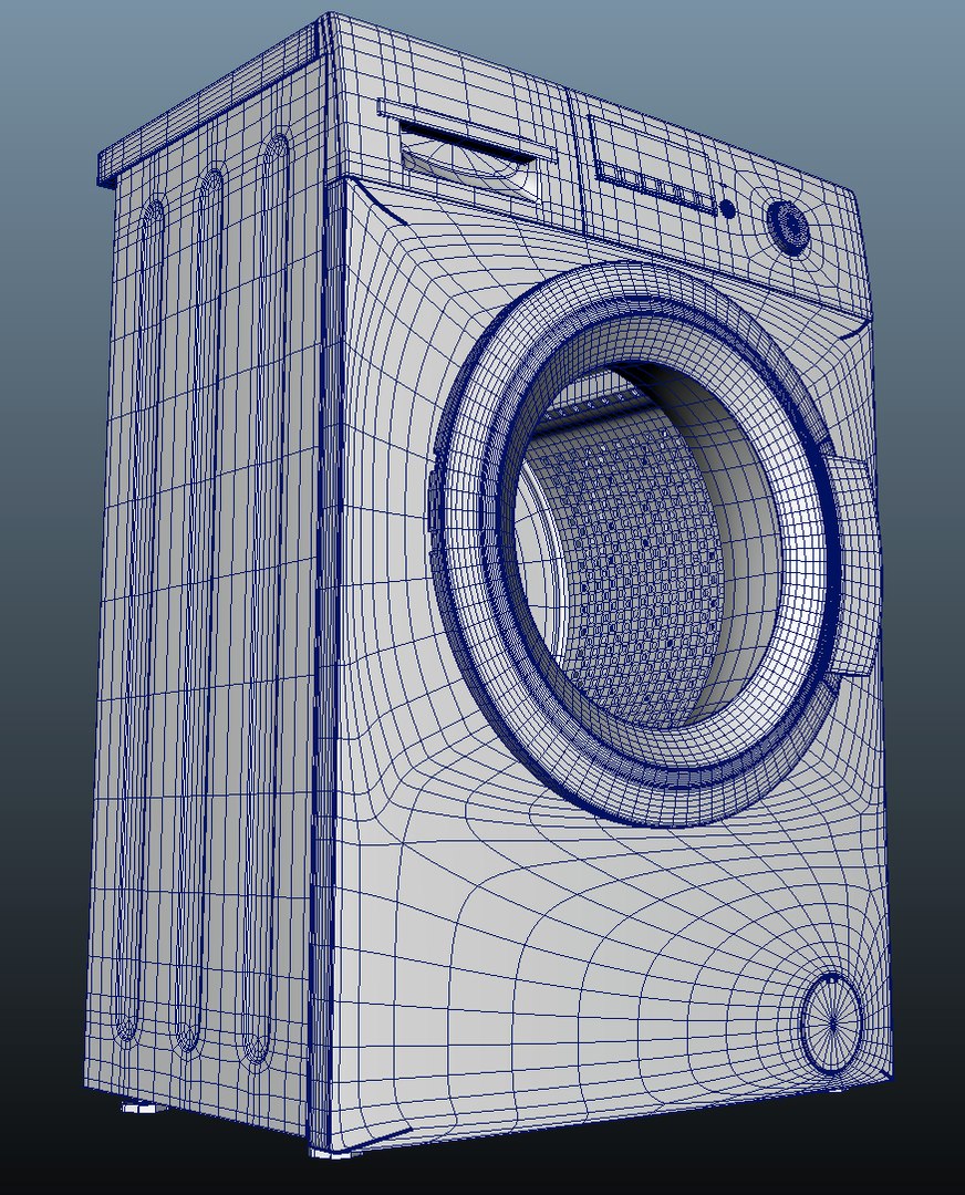 Washing Machine Bosch Maxx 3d Model
