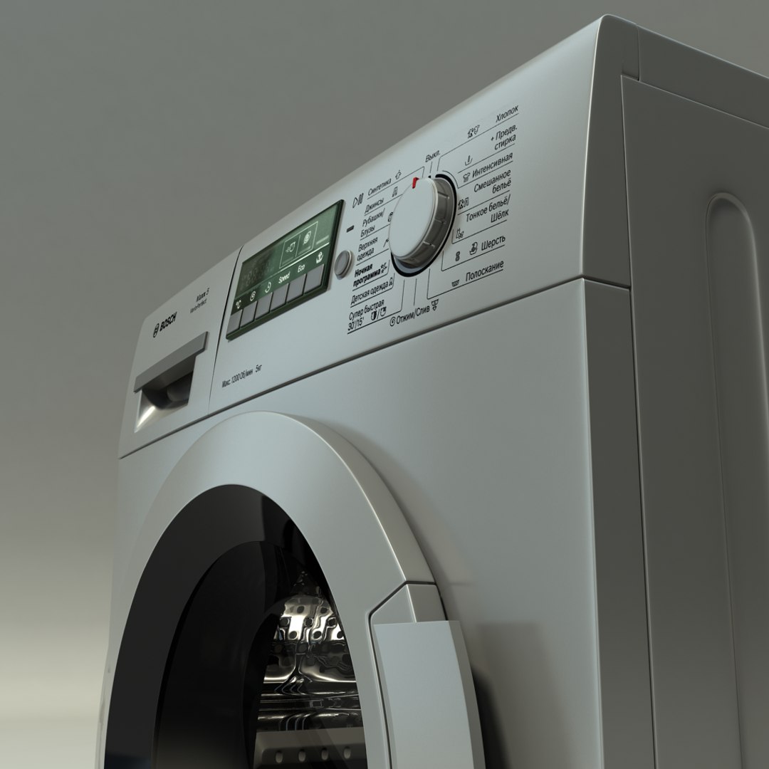 Washing Machine Bosch Maxx 3d Model