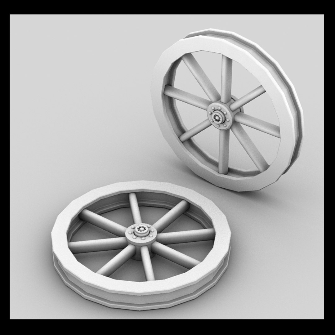 3d model wheel