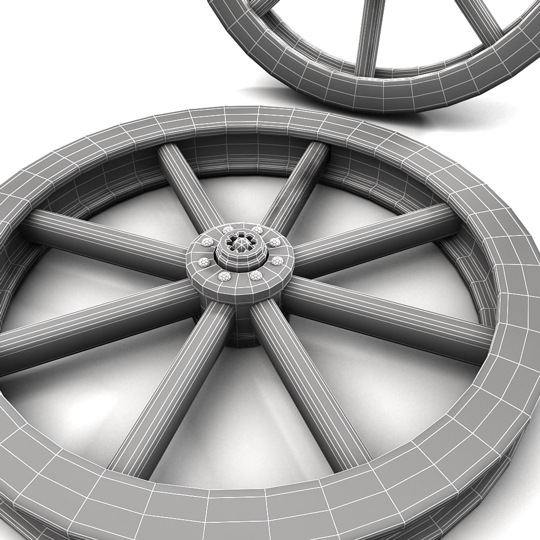 3d model wheel
