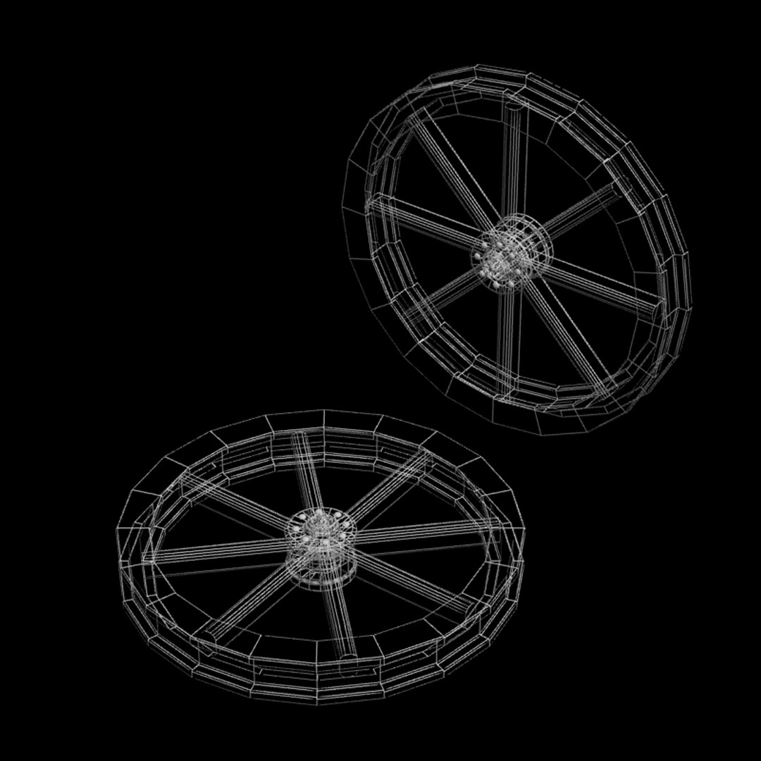 3d model wheel