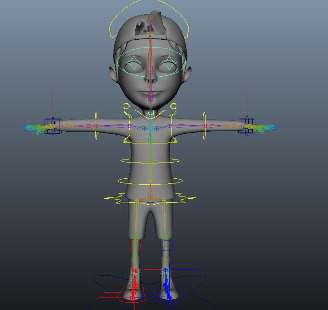 3d model rigged character