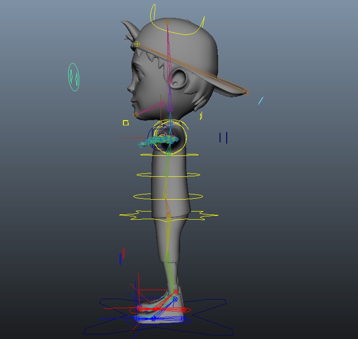 3d model rigged character