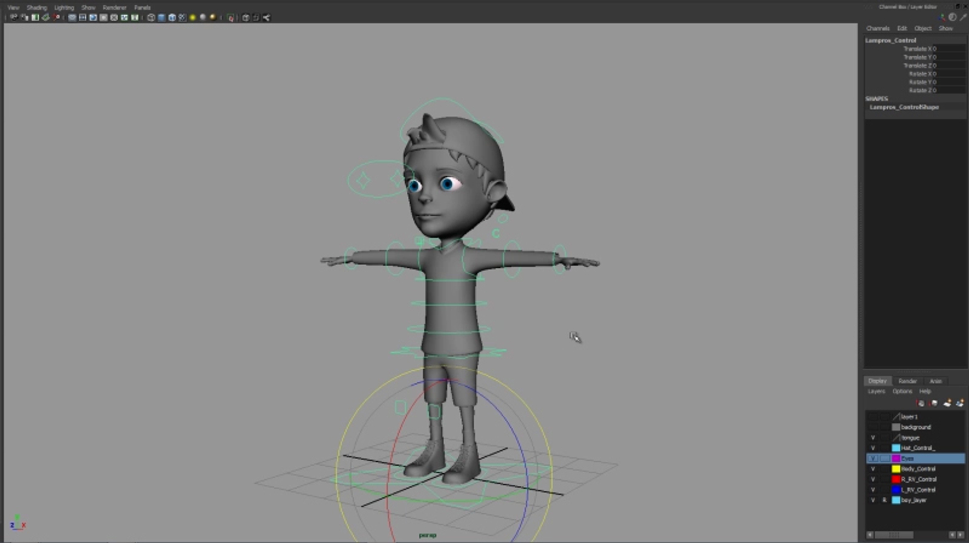 3d model rigged character