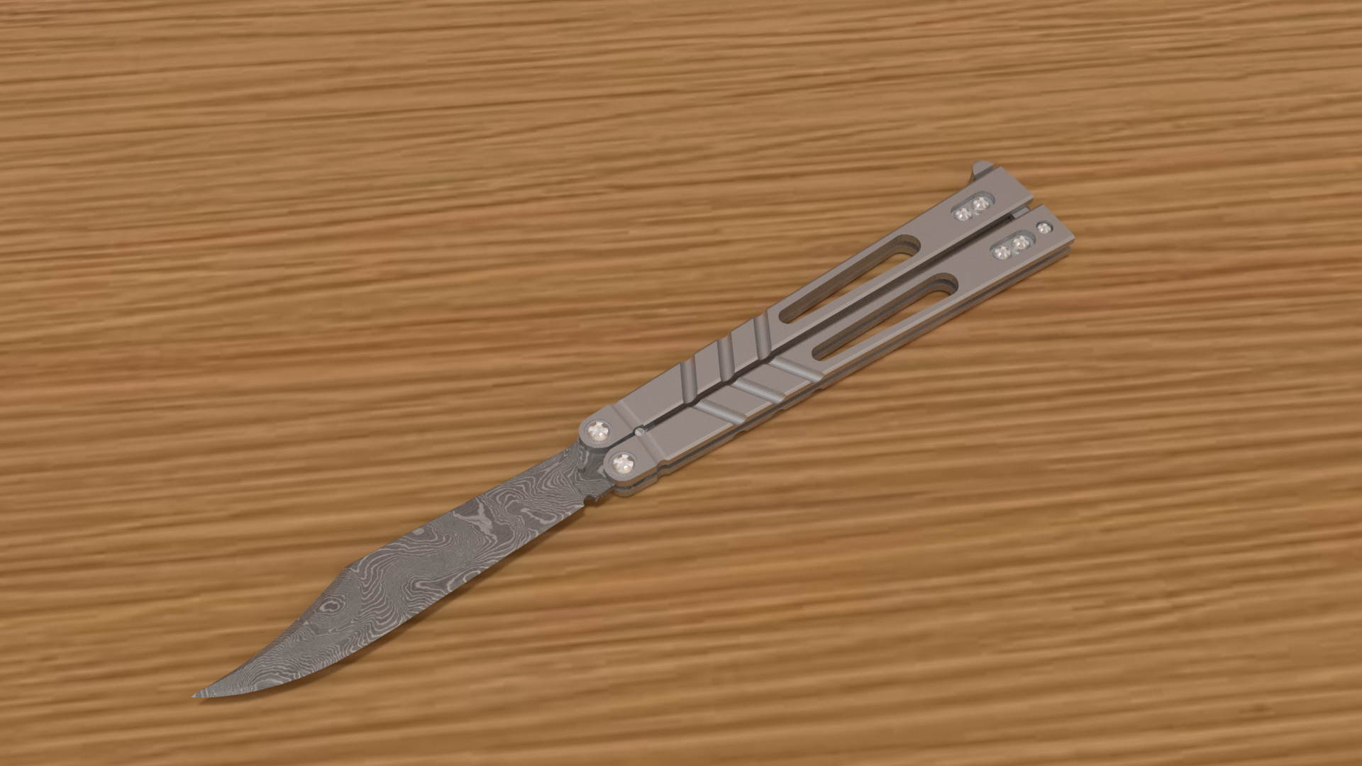 3D brs alpha beast balisong - TurboSquid 1354750